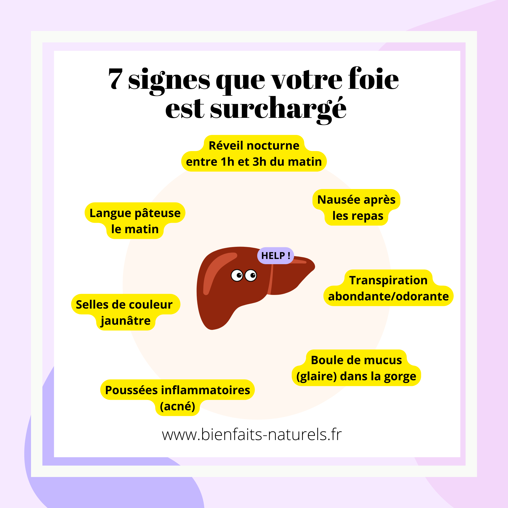 Les signes de congestion du foie - Bienfaits Naturels