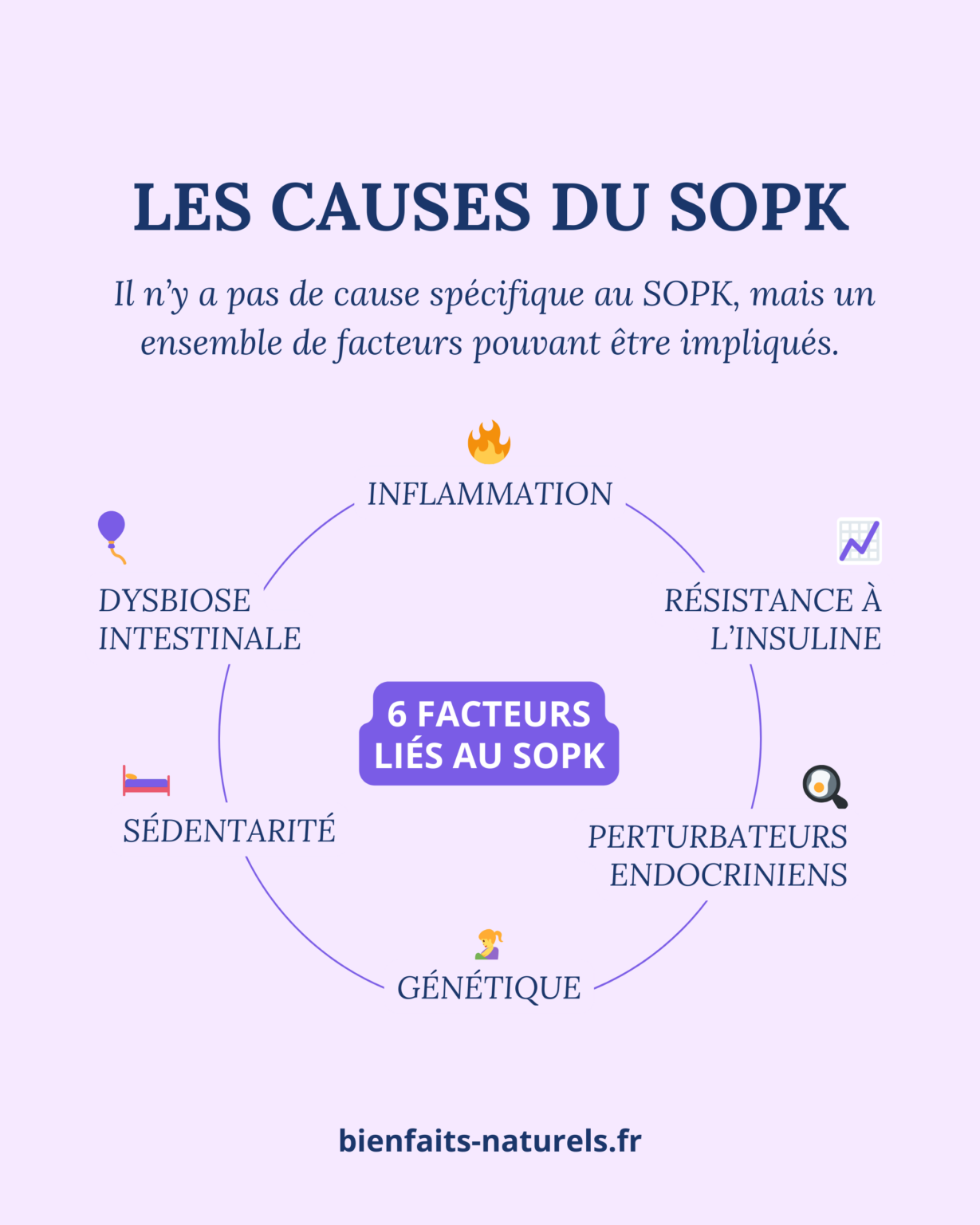 Les causes du SOPK - Bienfaits Naturels